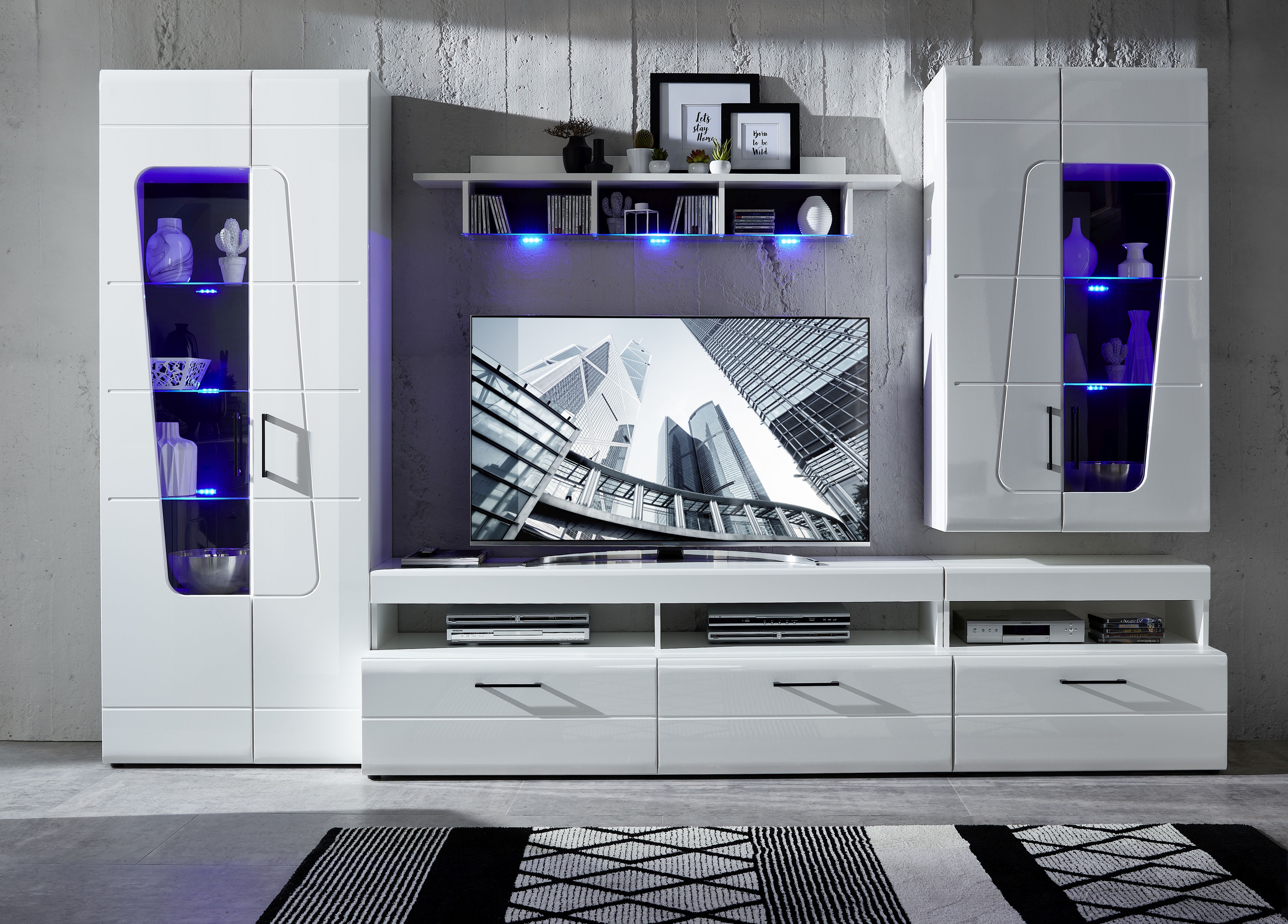 Luxus Wohnwand Spirit Plus Ebenbild