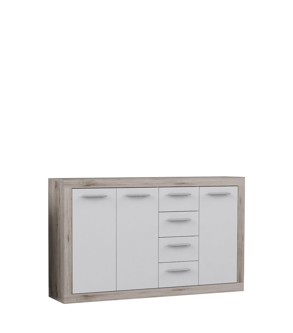 Sideboard BACCIO | Weiß-Sandeiche | 458970-0